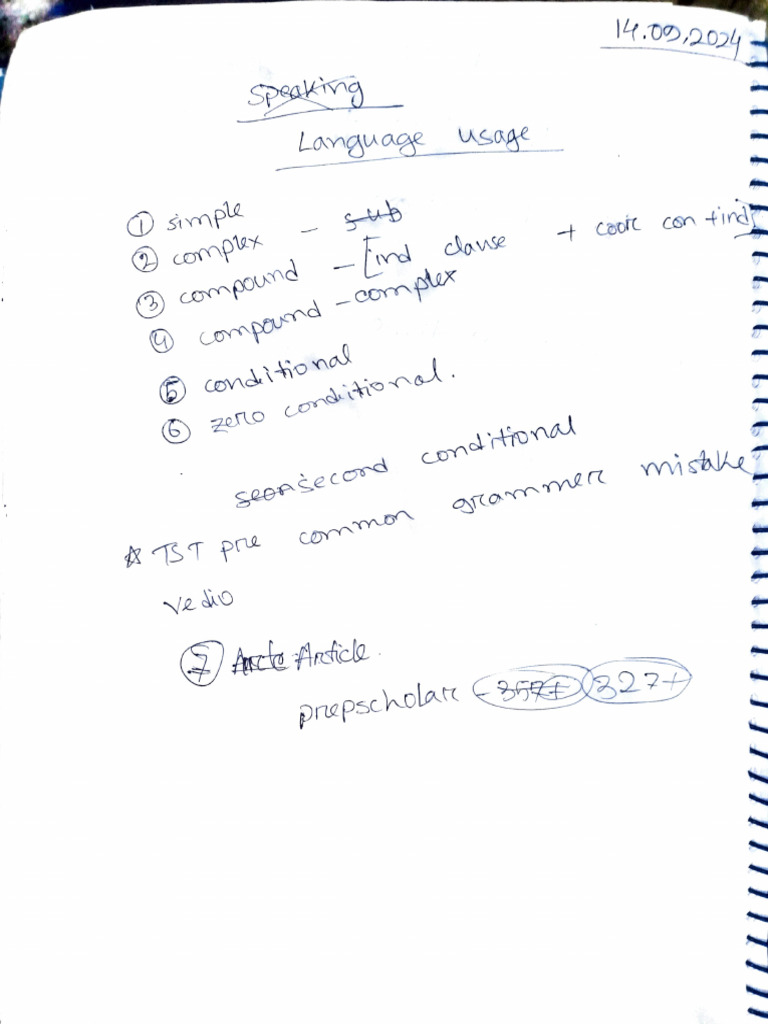 TOEFL Language Usage Tips | PDF