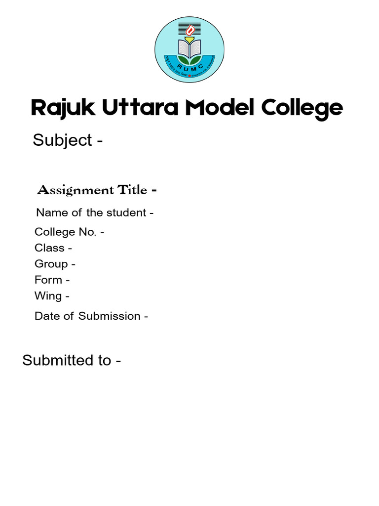 Rajuk Uttara Model College (1) | PDF