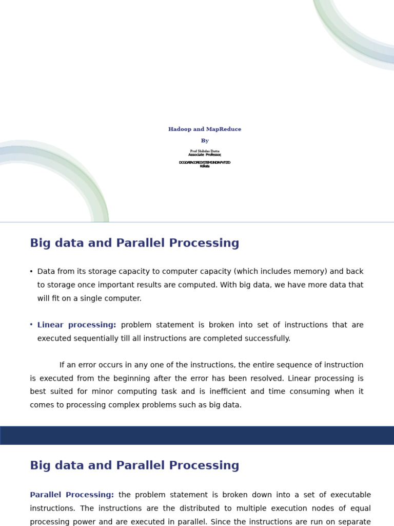 Unit 2 Hadoop And Mapreduce Pdf Apache Hadoop Map Reduce