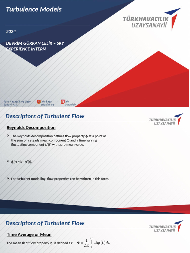 Turbulence Modelling | PDF | Turbulence | Reynolds Number