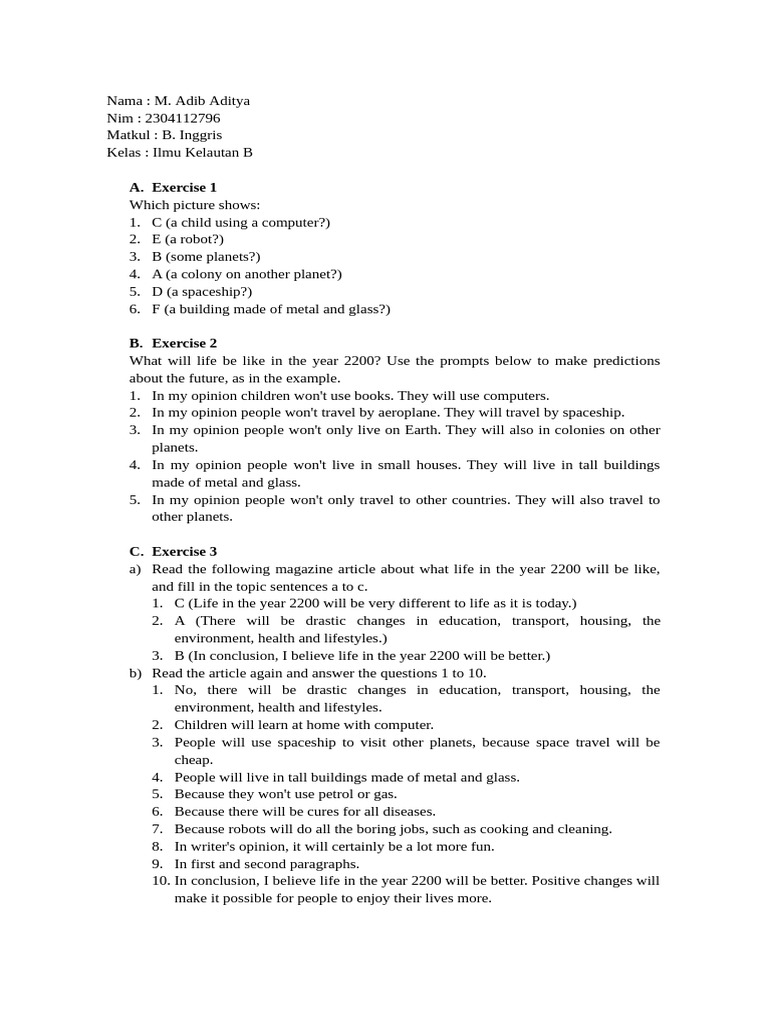 EX FUTURE M. Adib Aditya | PDF