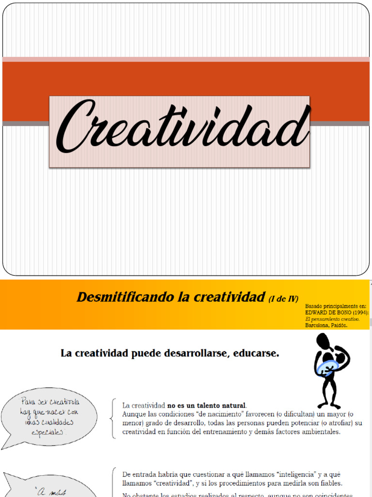 Tema 2. Creatividad | PDF | Creatividad | Pensamiento