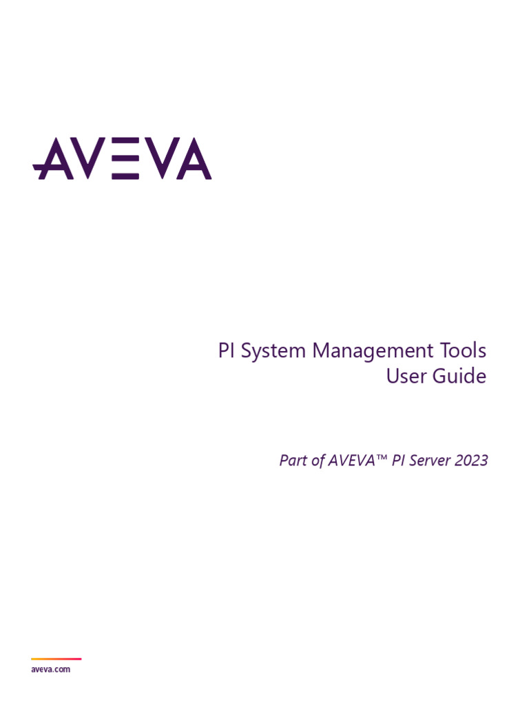 Aveva Pi Server 2023 Pi Smt User Guide En | PDF | Software Engineering ...