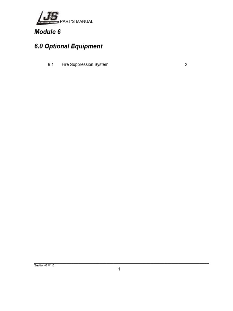 Module 6 - Optional Equipment SLX Ansul | PDF | Valve | Actuator