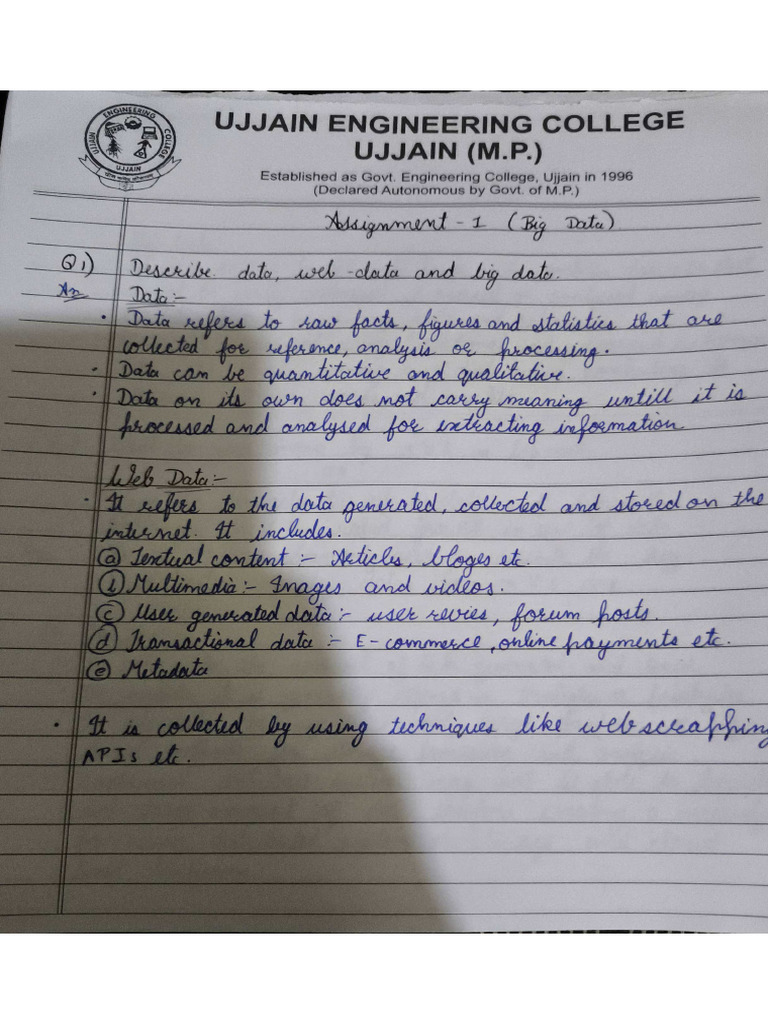 Big Data Assignment | PDF