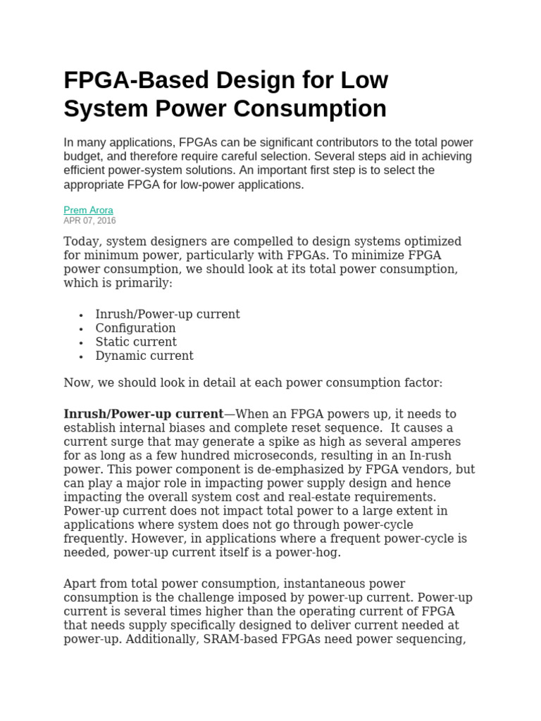 FPGA | PDF | Field Programmable Gate Array | Computer Engineering