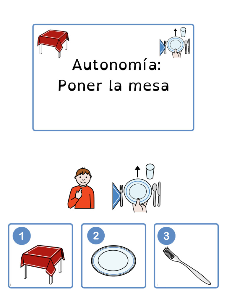 Rutina Poner La, Mesa | PDF
