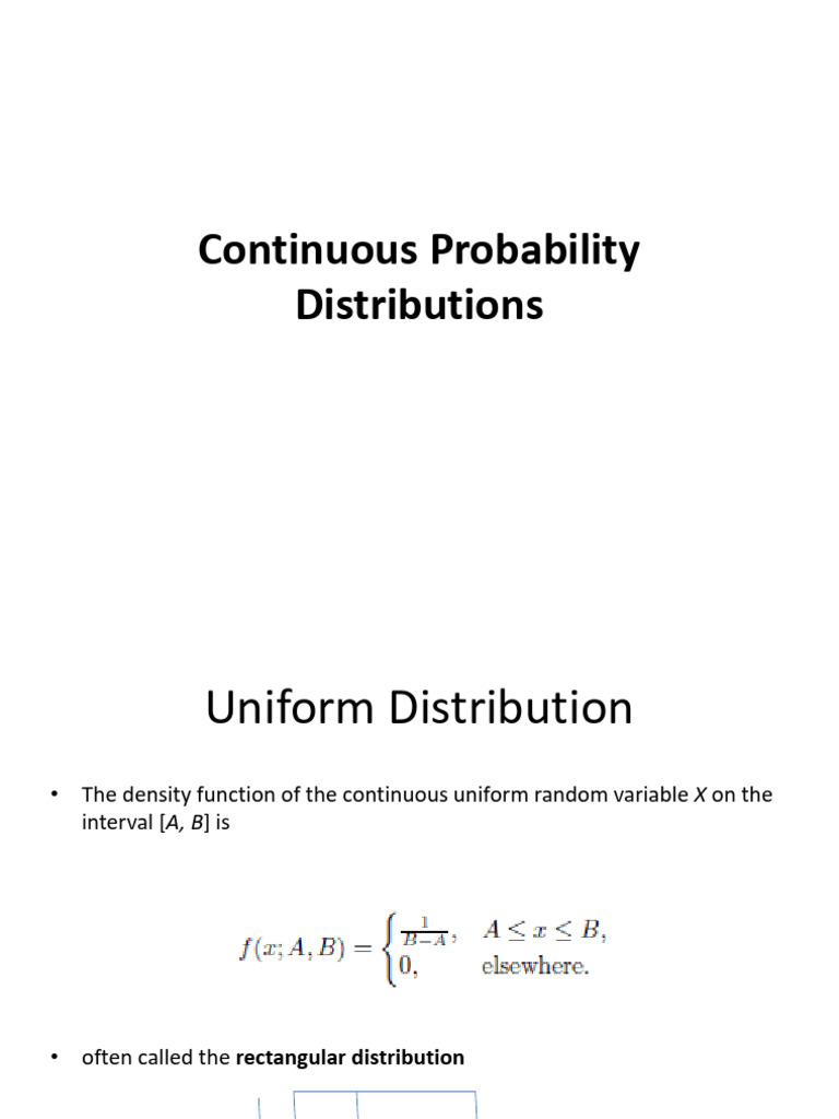 7.continuous Probability Distribution | PDF | Normal Distribution ...