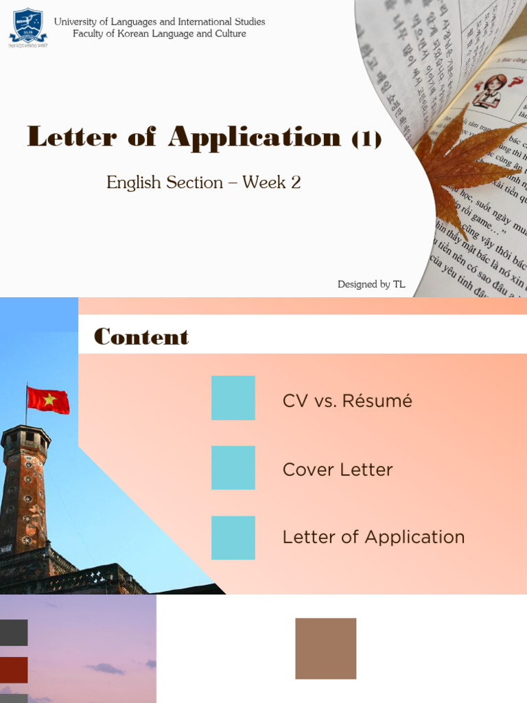 Week 2 - Letter of Application | PDF | Résumé