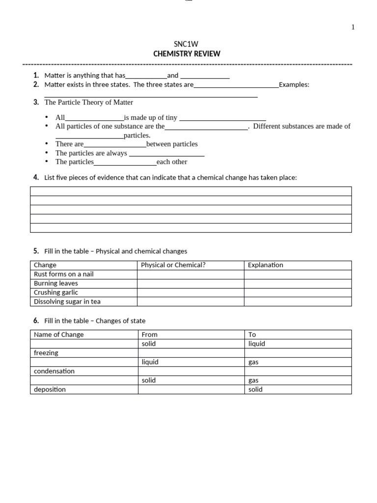 High School Chemistry Guide | PDF | Atoms | Chemical Substances