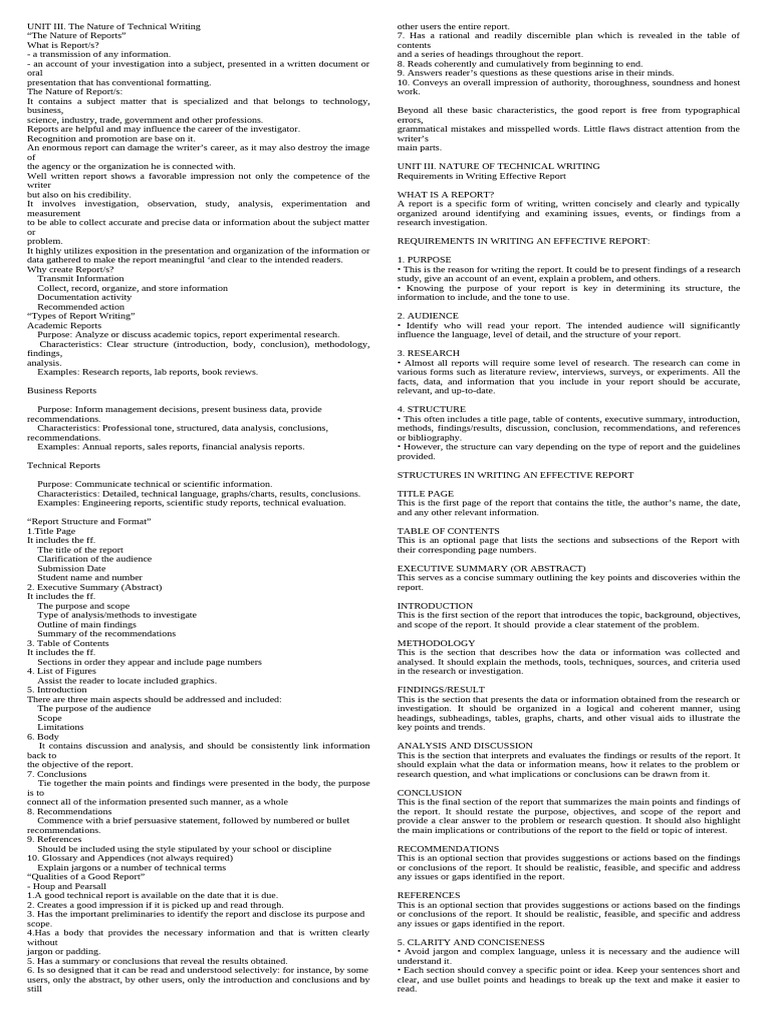 Reviewer TechnicalWriting | PDF | Methodology | Abstract (Summary)