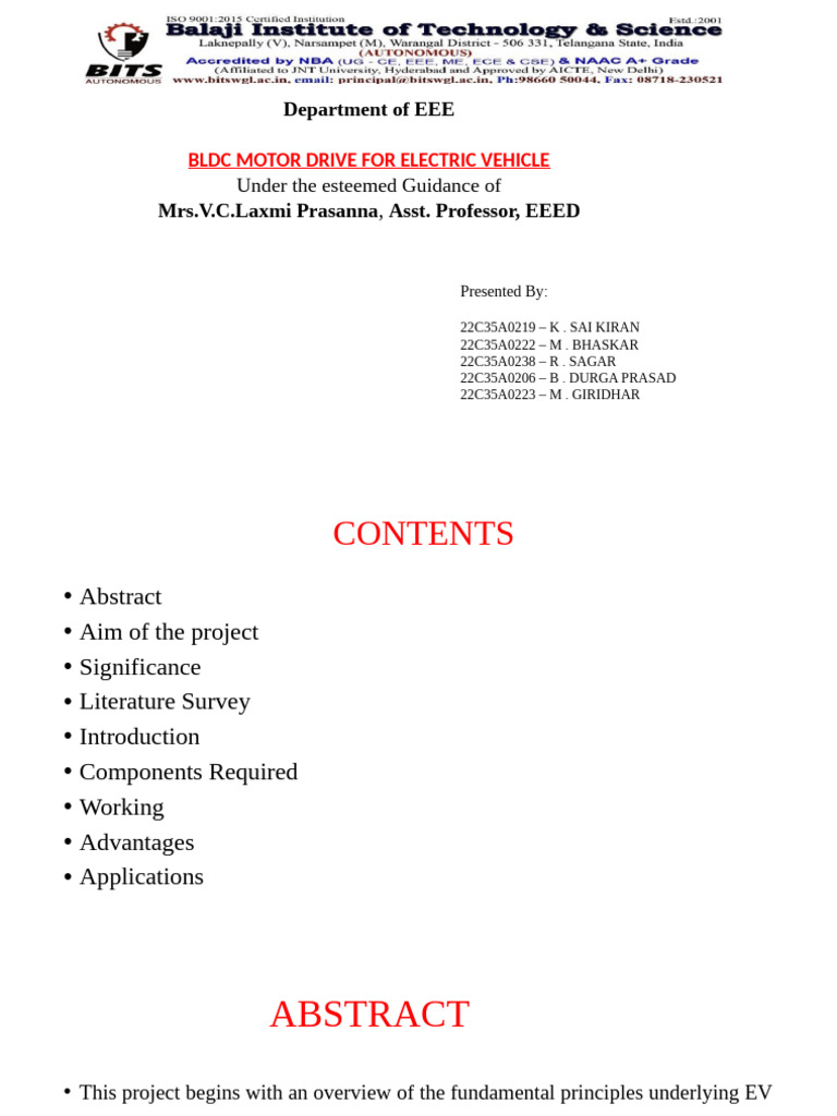 Max Final Ppt | PDF | Electric Motor | Electrical Engineering