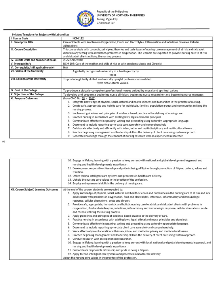 Ncm112 Oxy 25 Final | PDF | Nursing | Chronic Obstructive Pulmonary Disease