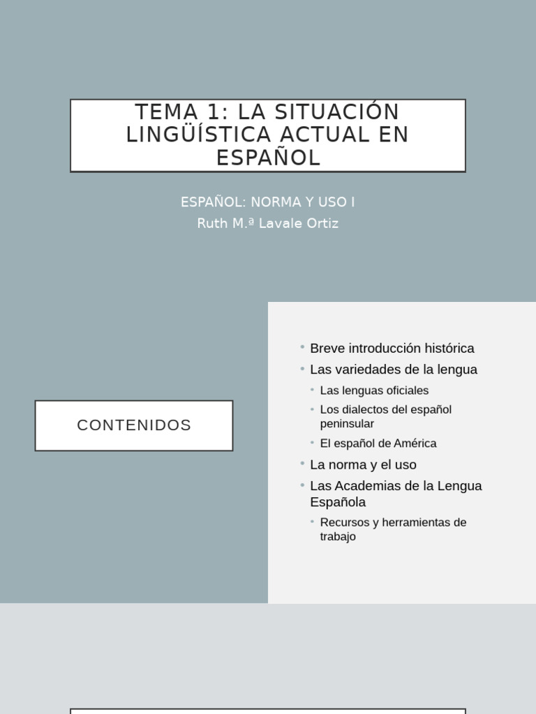 EspNyUI T1 | PDF | Lengua española | Dialecto