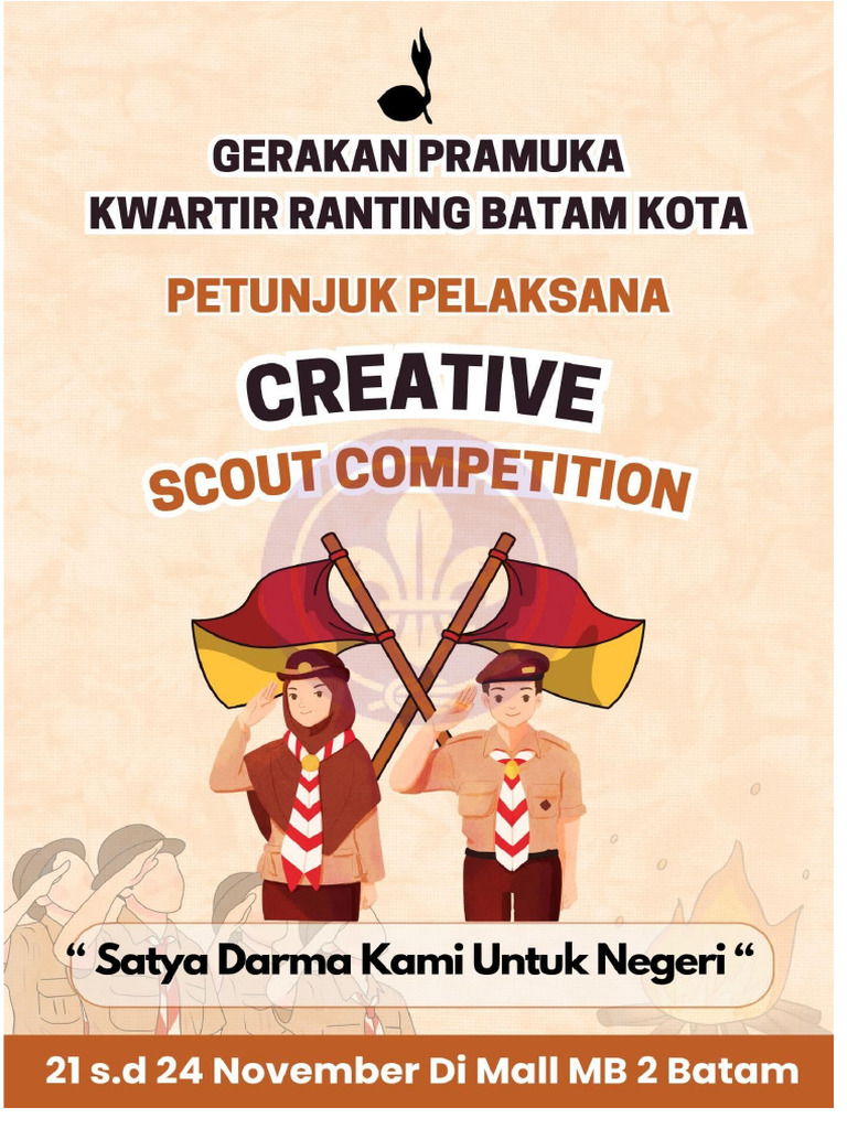 Juklak Dan Juknis Kegiatan Creative Scout Competition 2024 | PDF