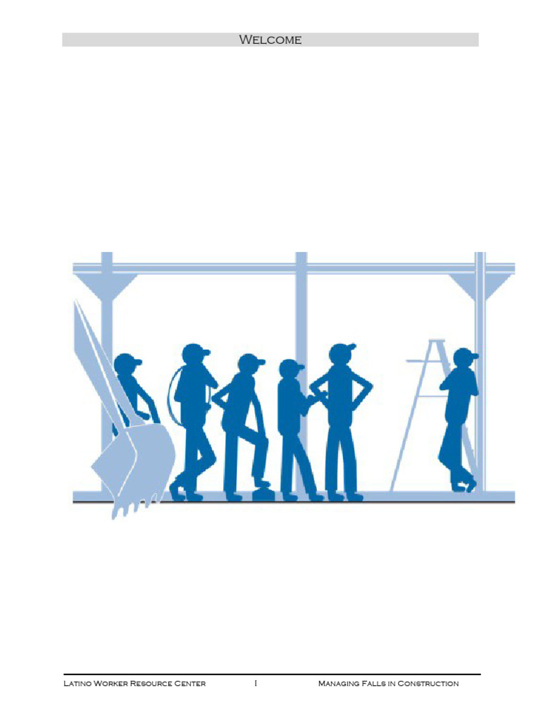 Fall Prevention Student Workbook For Safety | PDF | Occupational Safety ...