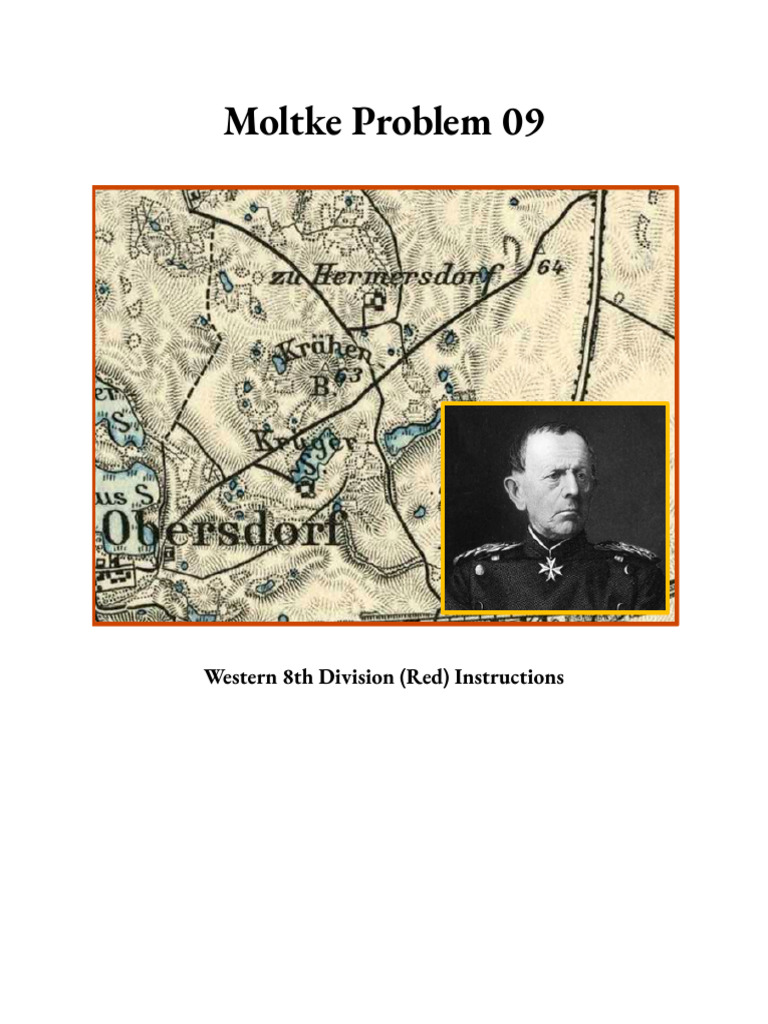 Moltke Problem 9, 8th Div | PDF | Regiment | Military Organization
