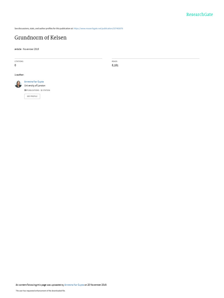 Grundnorm_of_Kelsen | PDF | Applied Philosophy | Justice