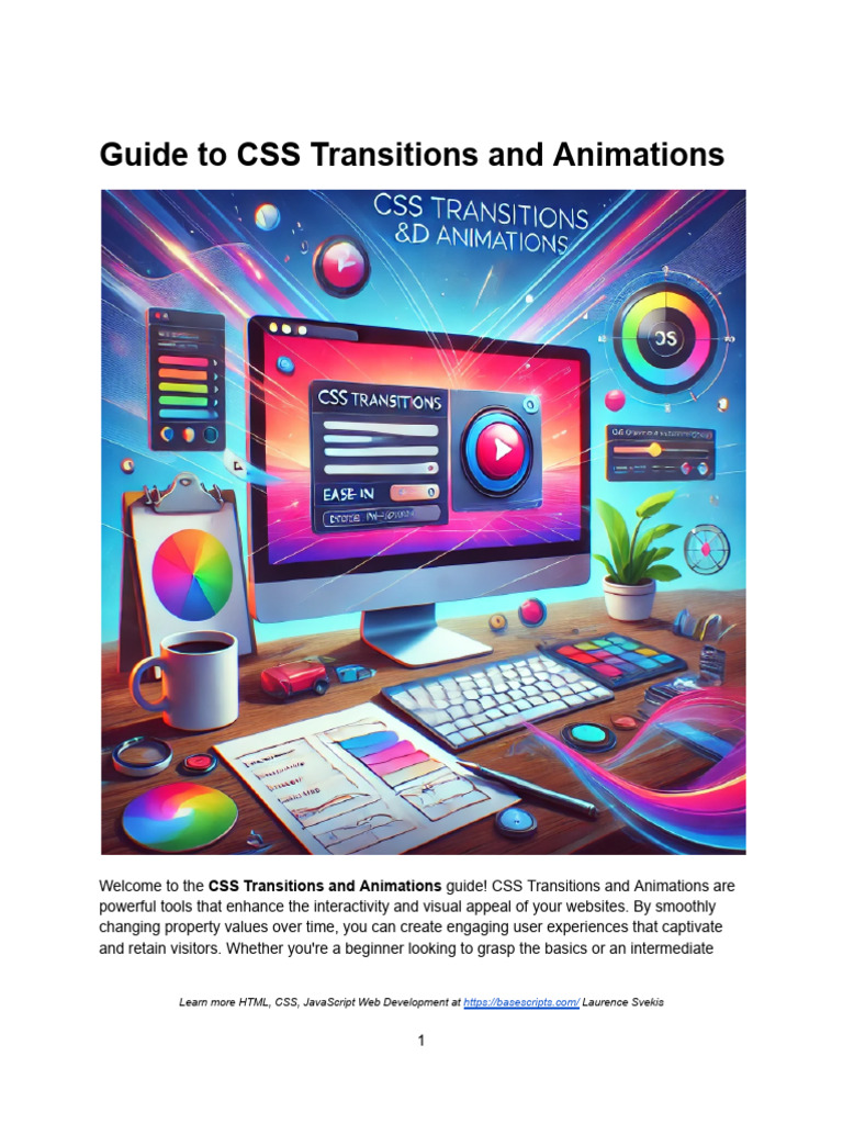Guide To CSS Transitions and Animations | PDF | Html | Web Development