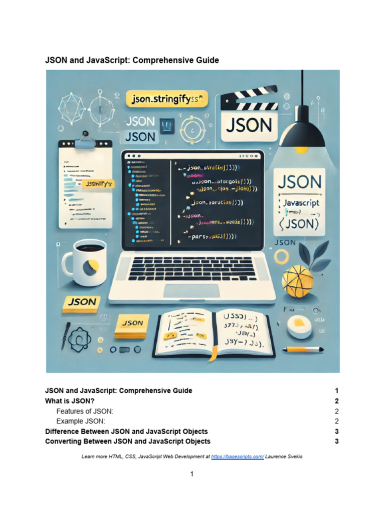 JSON and JavaScript_ Comprehensive Guide | PDF | Json | Java Script JSON and JavaScript_ Comprehensive Guide | PDF | Json | Java Script