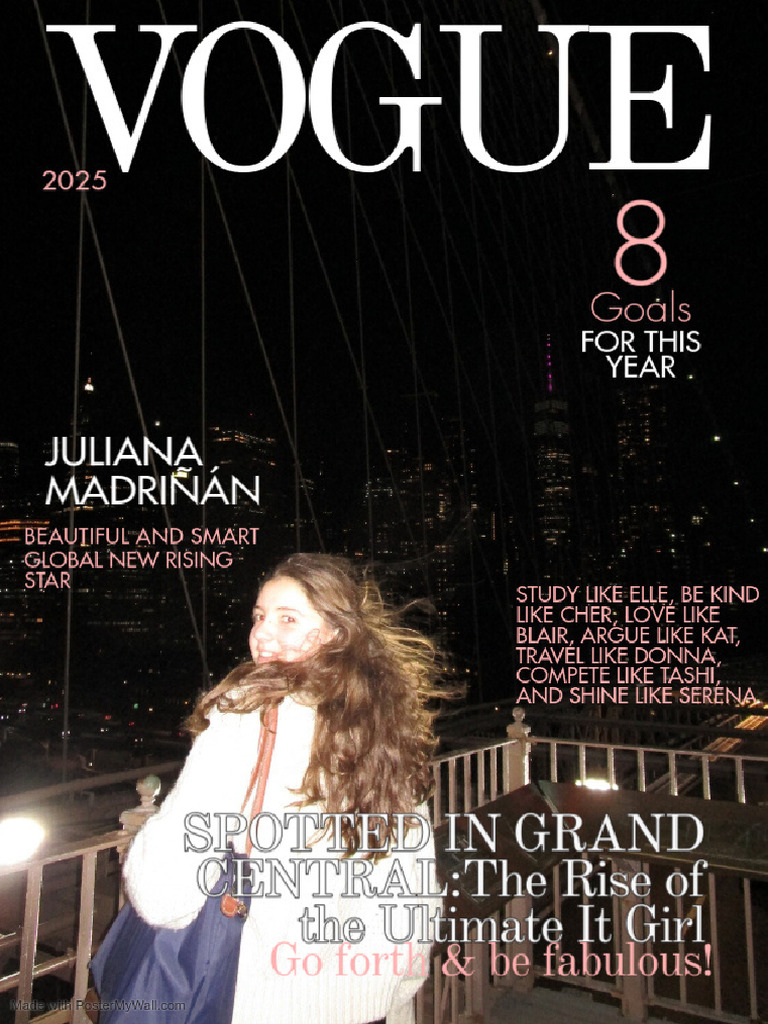 My Vision Magazine 2025 Entering My "IT GIRL" Era | PDF | Psychological ...