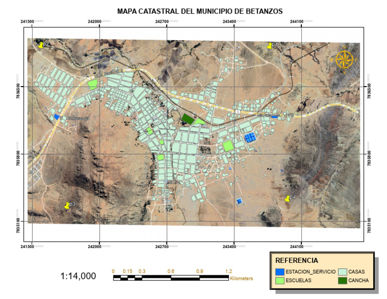 Mapa Catastral de Betanzos | PDF