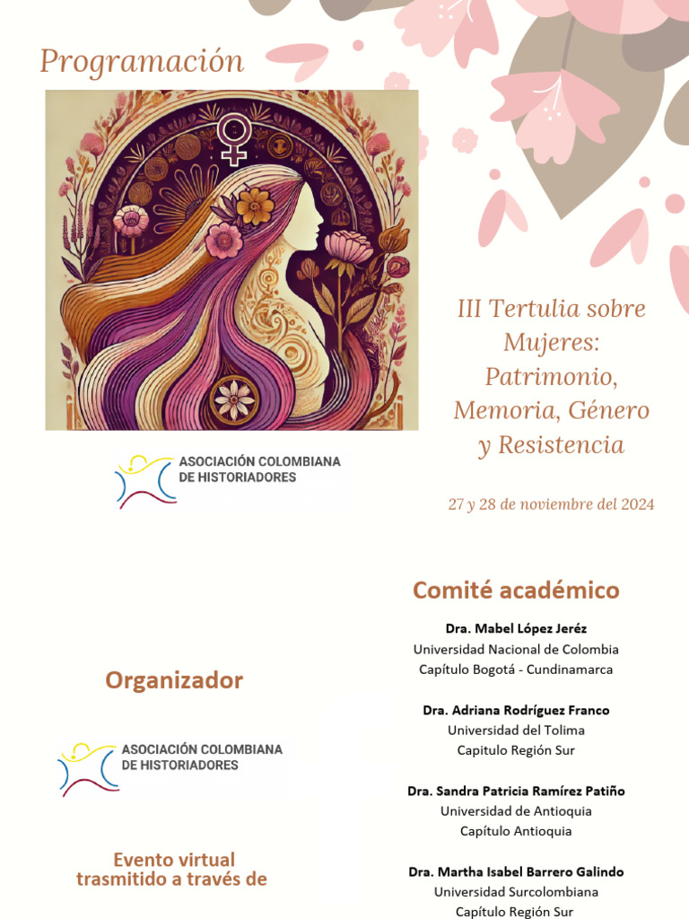Programación III Tertulia de Mujeres | PDF