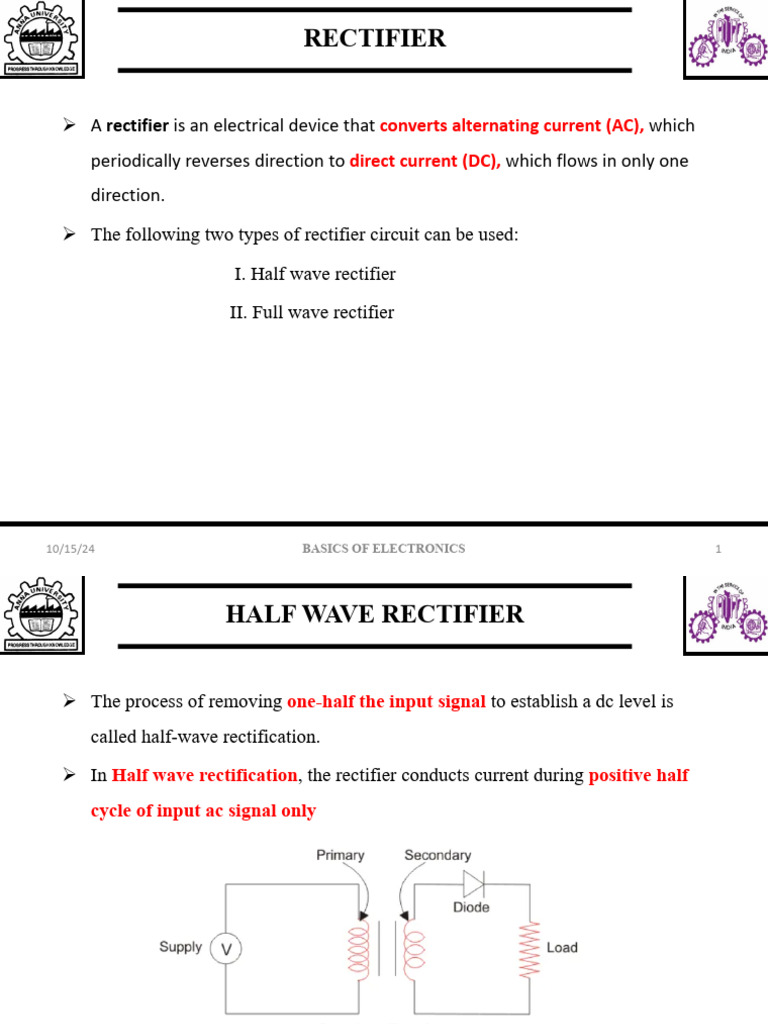 7 Rectifier | PDF | Rectifier | Diode