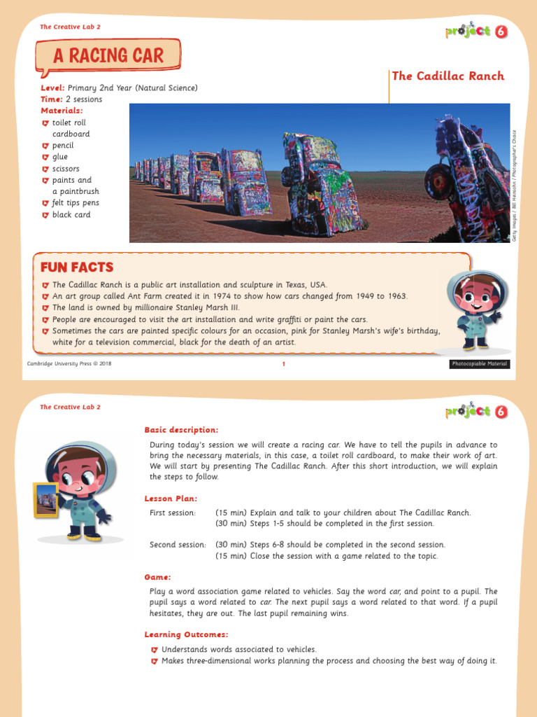 The Creative Lab - L2.6 A Racing Car | PDF