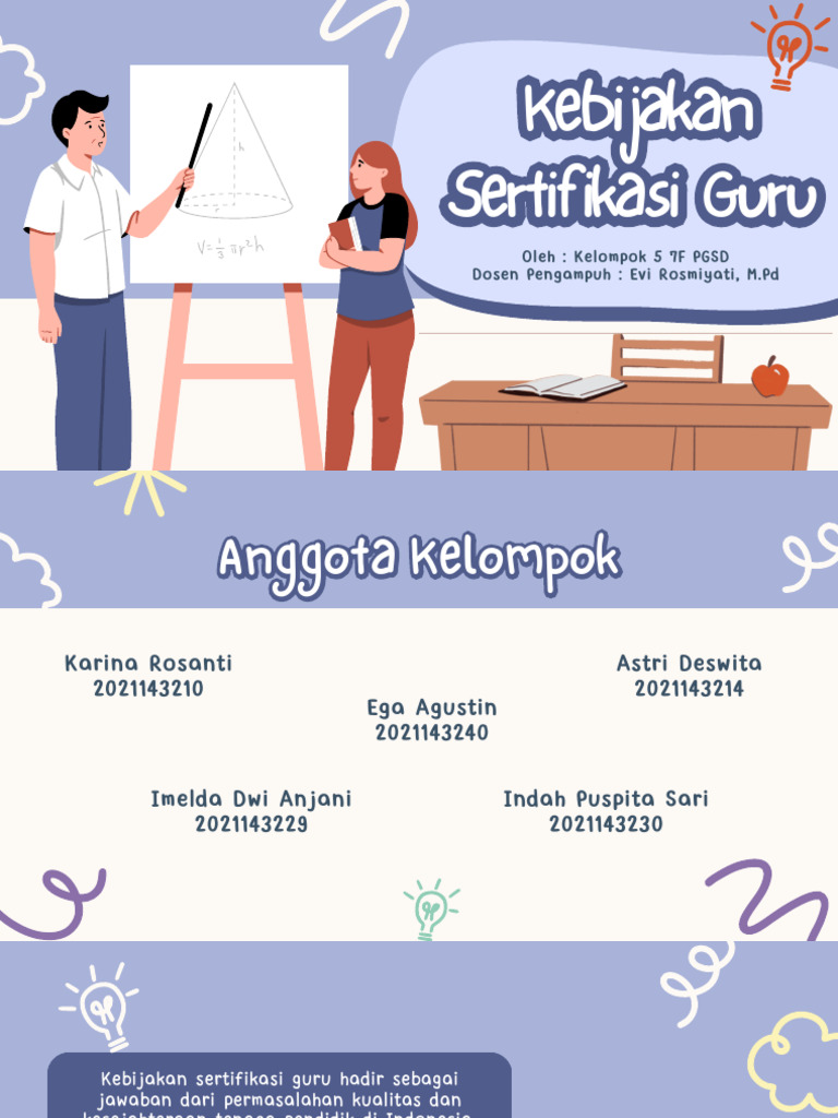 Kebijakan Sertifikasi Guru | PDF