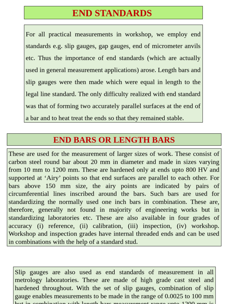 End Standards | PDF | Metrology