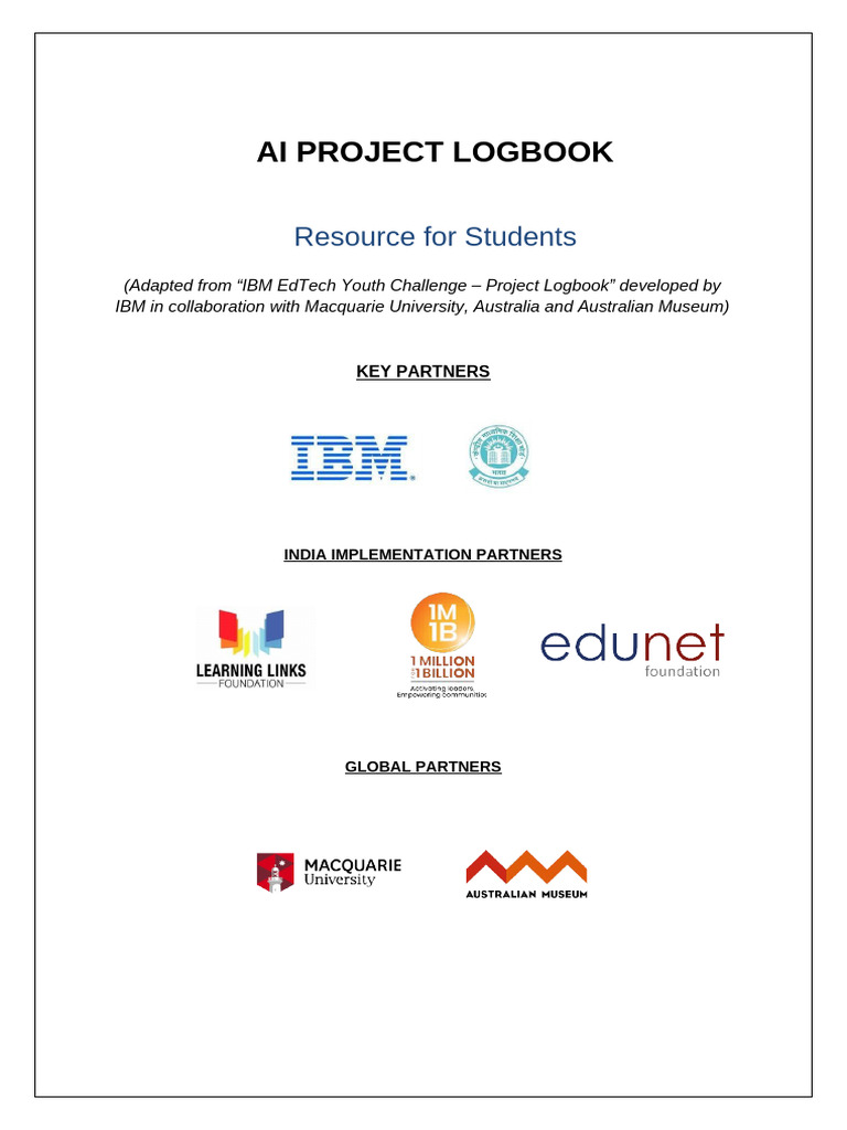 real log book | PDF | Usability | Artificial Intelligence