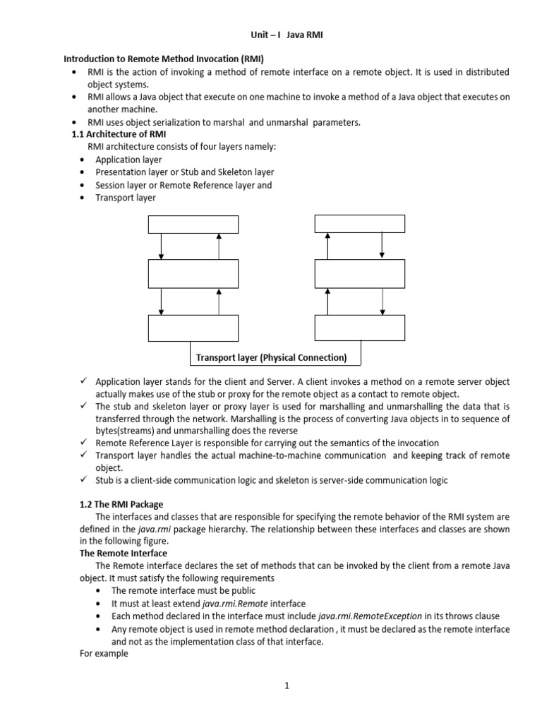 6431_DN_RMI | PDF | Common Object Request Broker Architecture | Object (Computer Science)