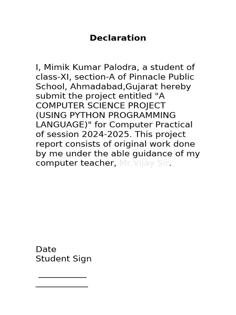 CS project | PDF | Computer Program | Programming CS project | PDF | Computer Program | Programming