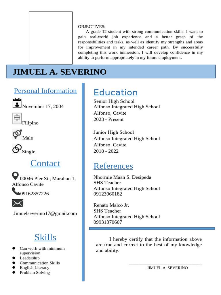 RESUME-NI-BFF-1 | PDF