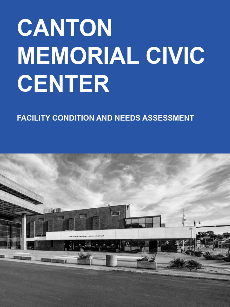 Canton Memorial Civic Center Study | PDF | Stairs | Concrete