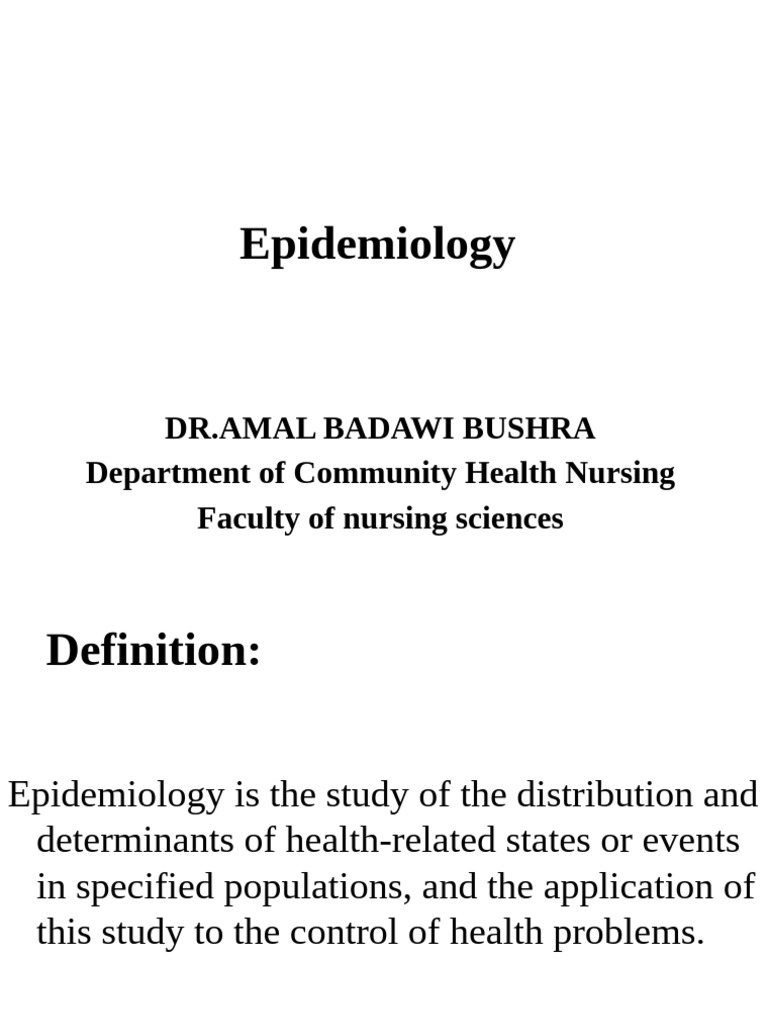 Understanding Epidemiology Basics | PDF | Epidemiology | Mortality Rate