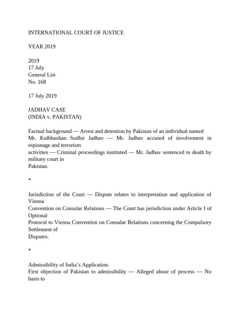 Judgement of ICJ | PDF | Justice | Crime & Violence