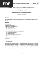 Simple Risk and Control Self-Assessment Template v1.1 | PDF | Risk ...