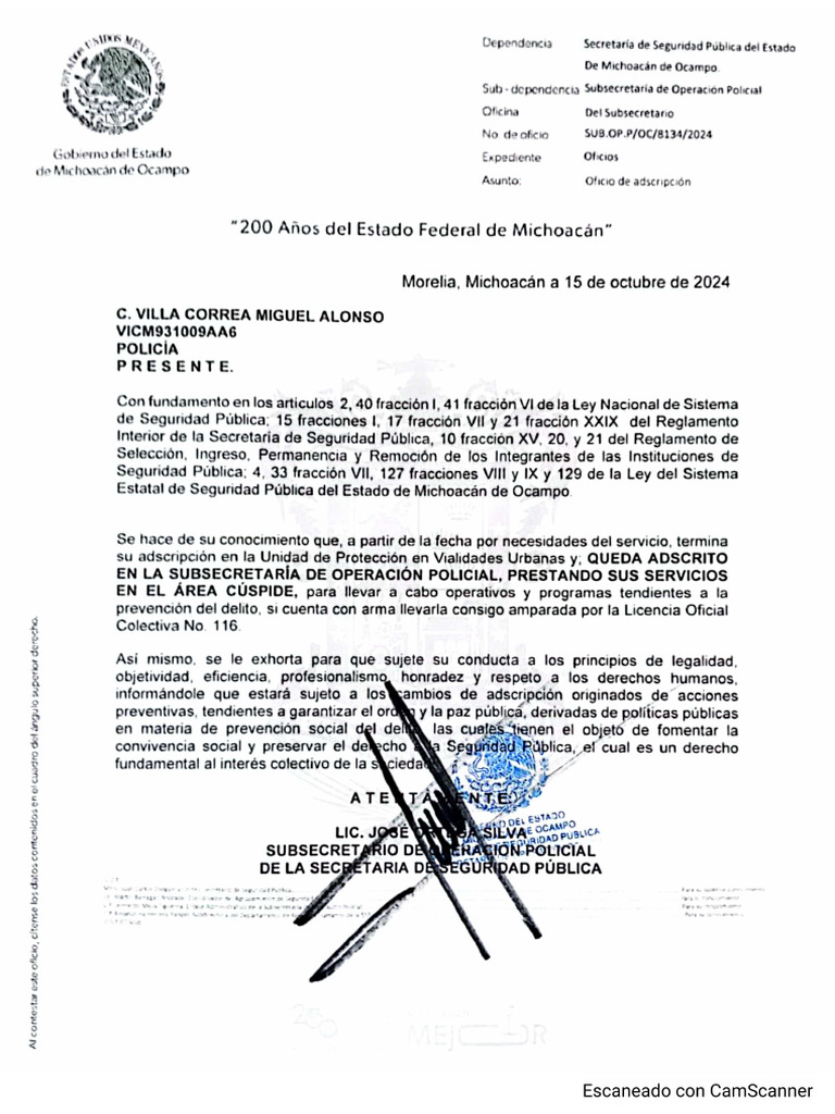 OFICIÓ DE COMISIÓN | PDF