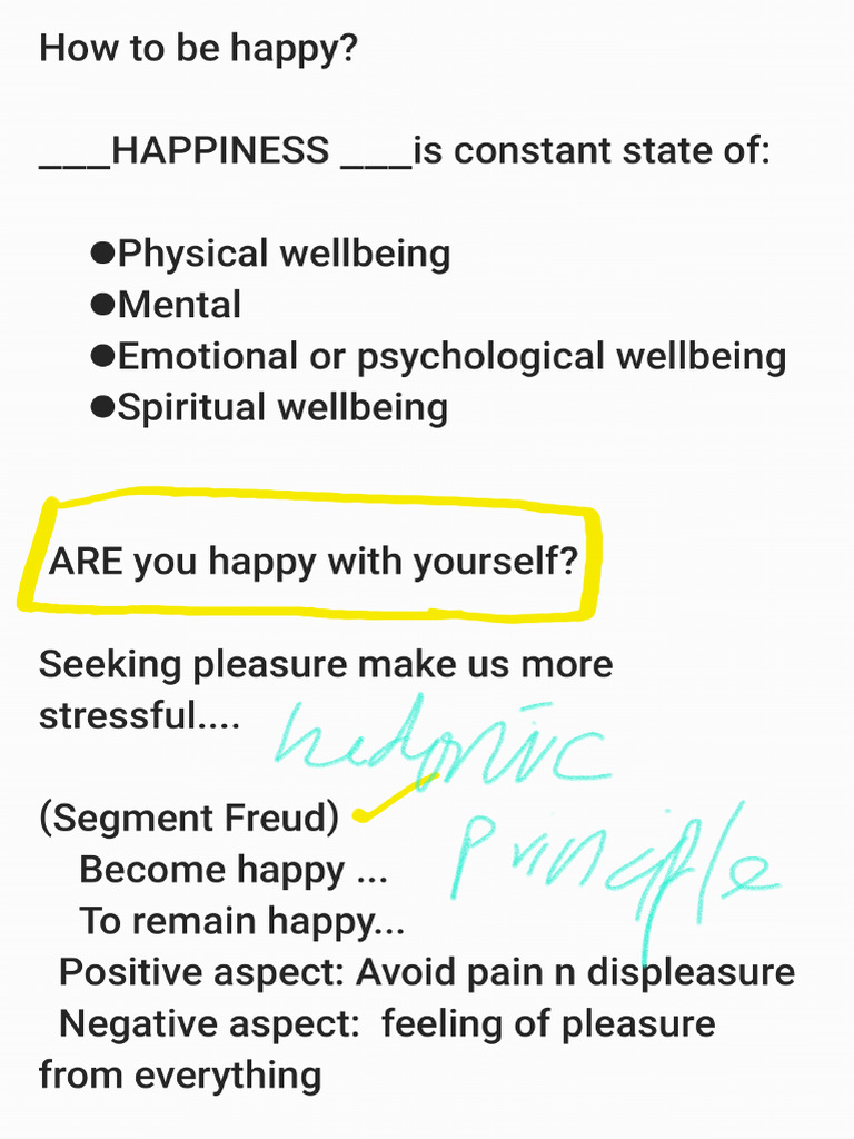 How To Be Happy - Things That Matter | PDF