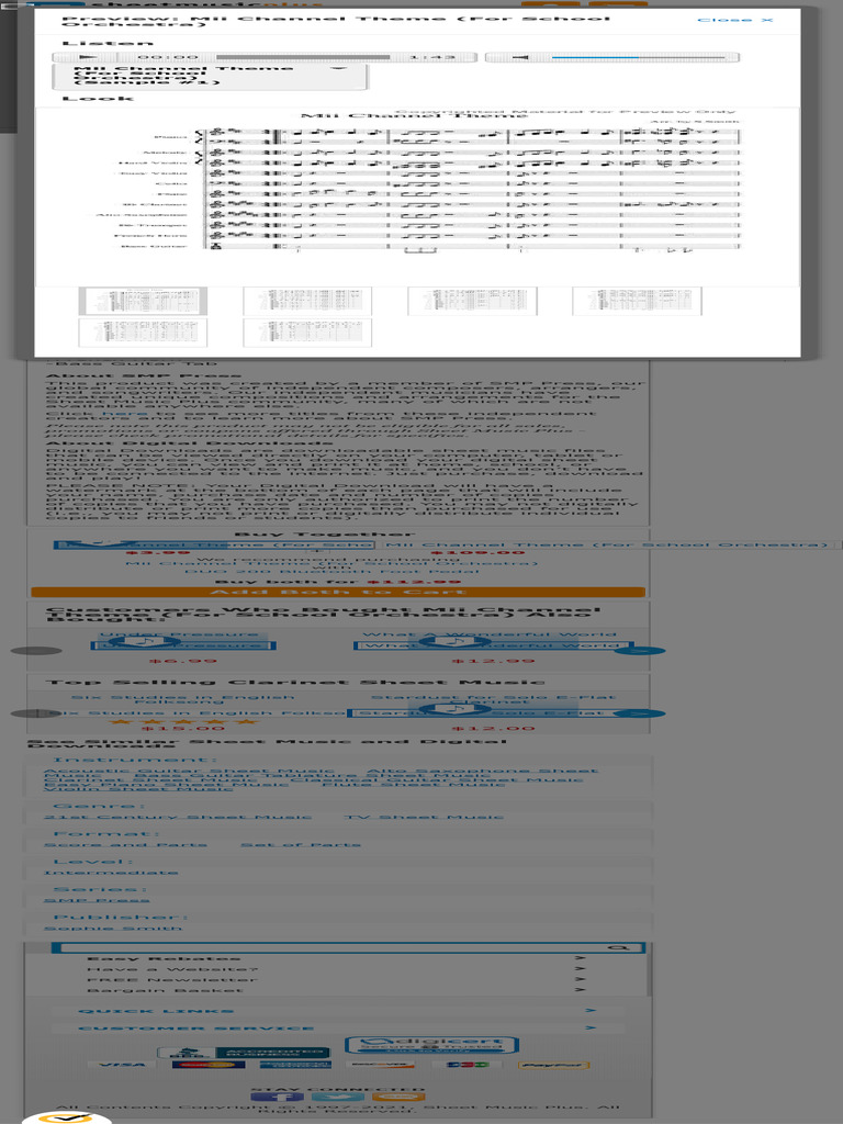 Mii Channel Theme (For School Orchestra) by - Dig | PDF | Sheet Music ...
