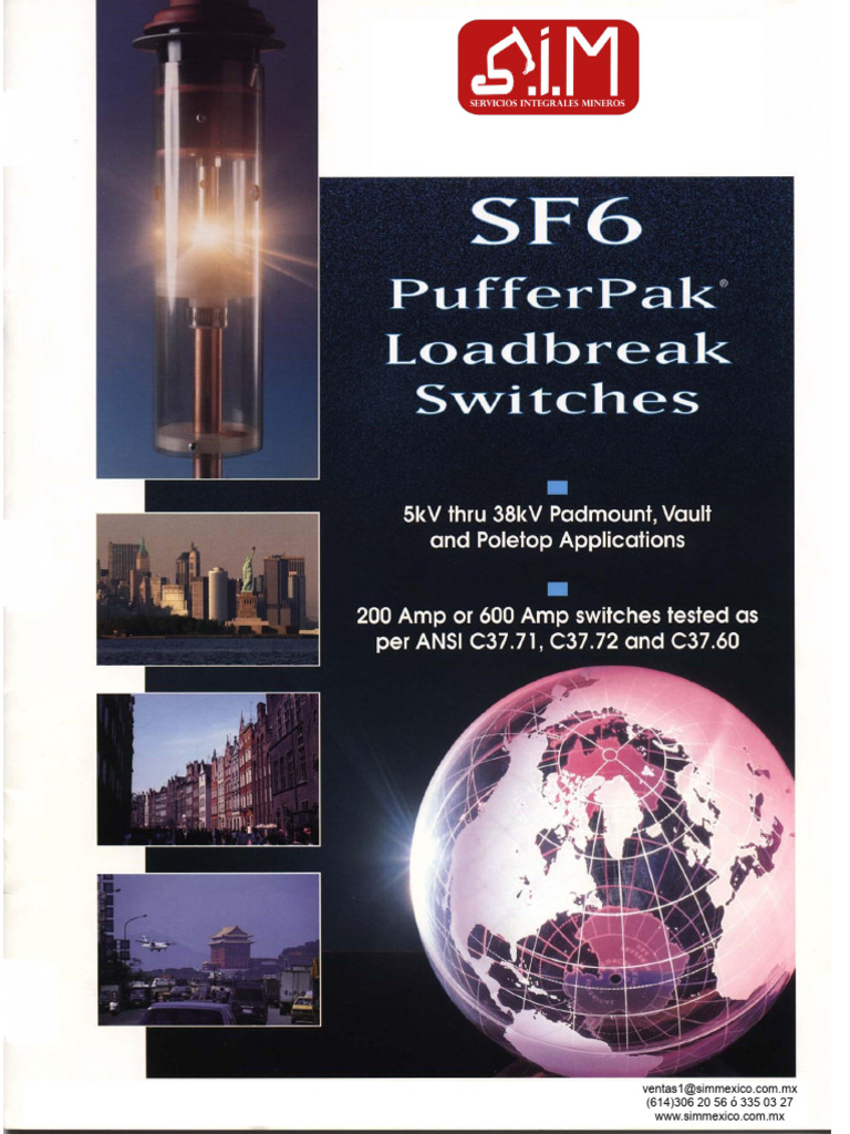 cp_sf6_pedestal-y-sumergible3-min-1-1 | PDF | Switch | Electric Arc