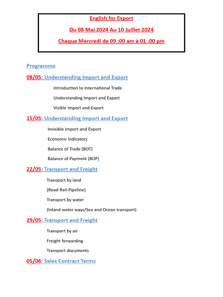 Module Anglais | PDF