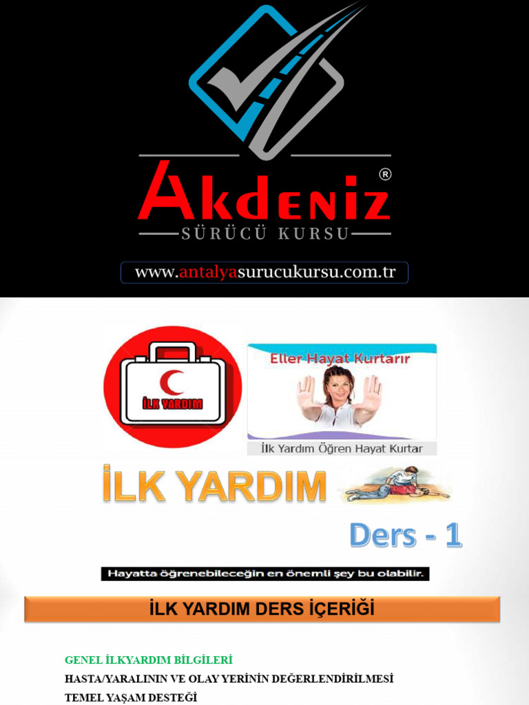 Ilkyardım Slayt | PDF