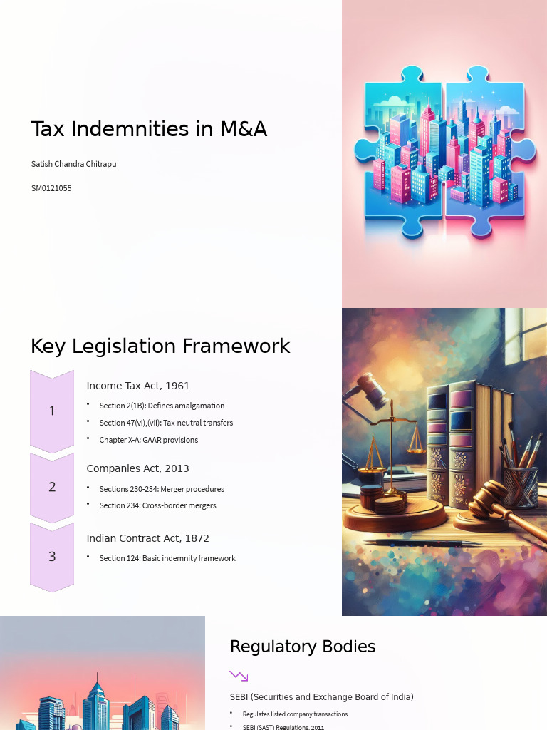 Tax Indemnities in MandA | PDF