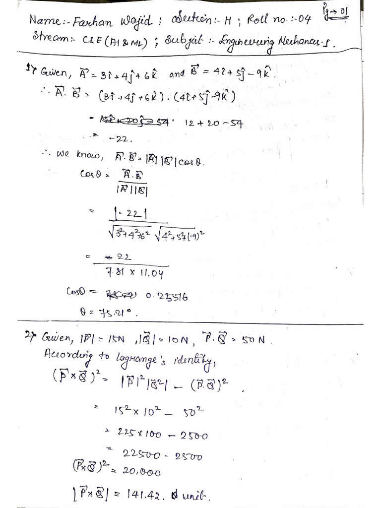 Mechanics Part 1 | PDF
