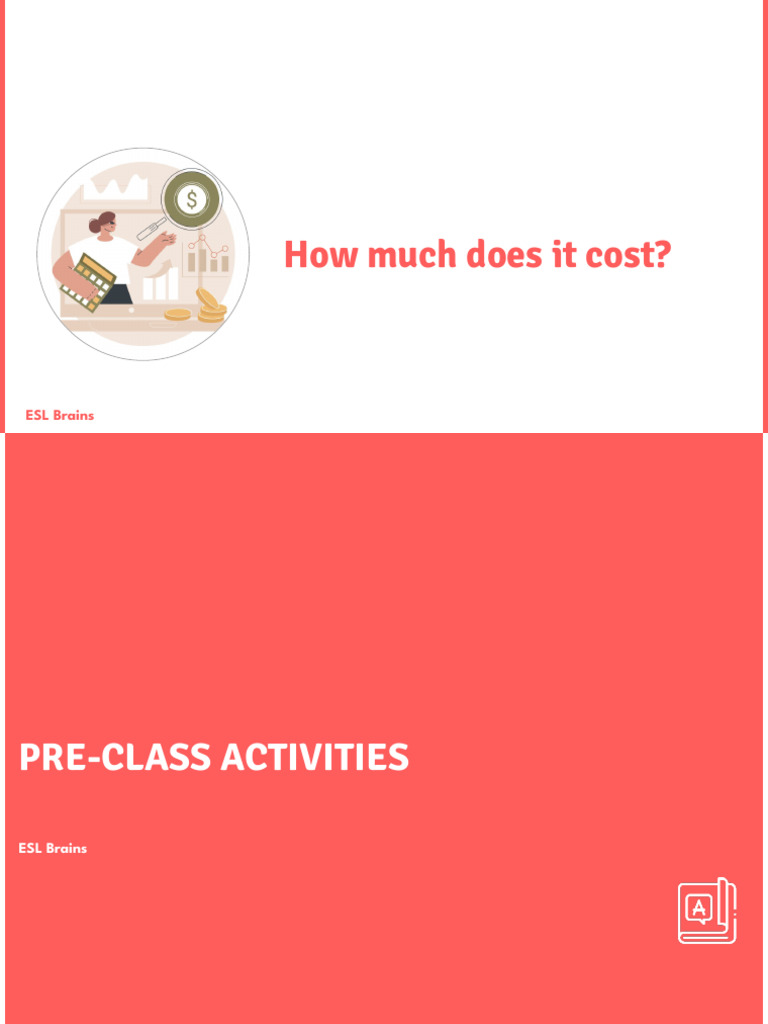ESL Brains How Much Does It Cost | PDF | Money