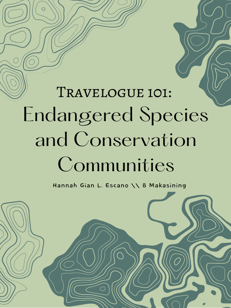 Travelogue 101 Endangered Species and Their Communities | PDF | Jaguar