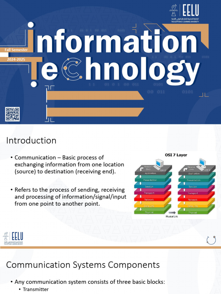 Lec. 01 | PDF | Communications System | Telecommunications